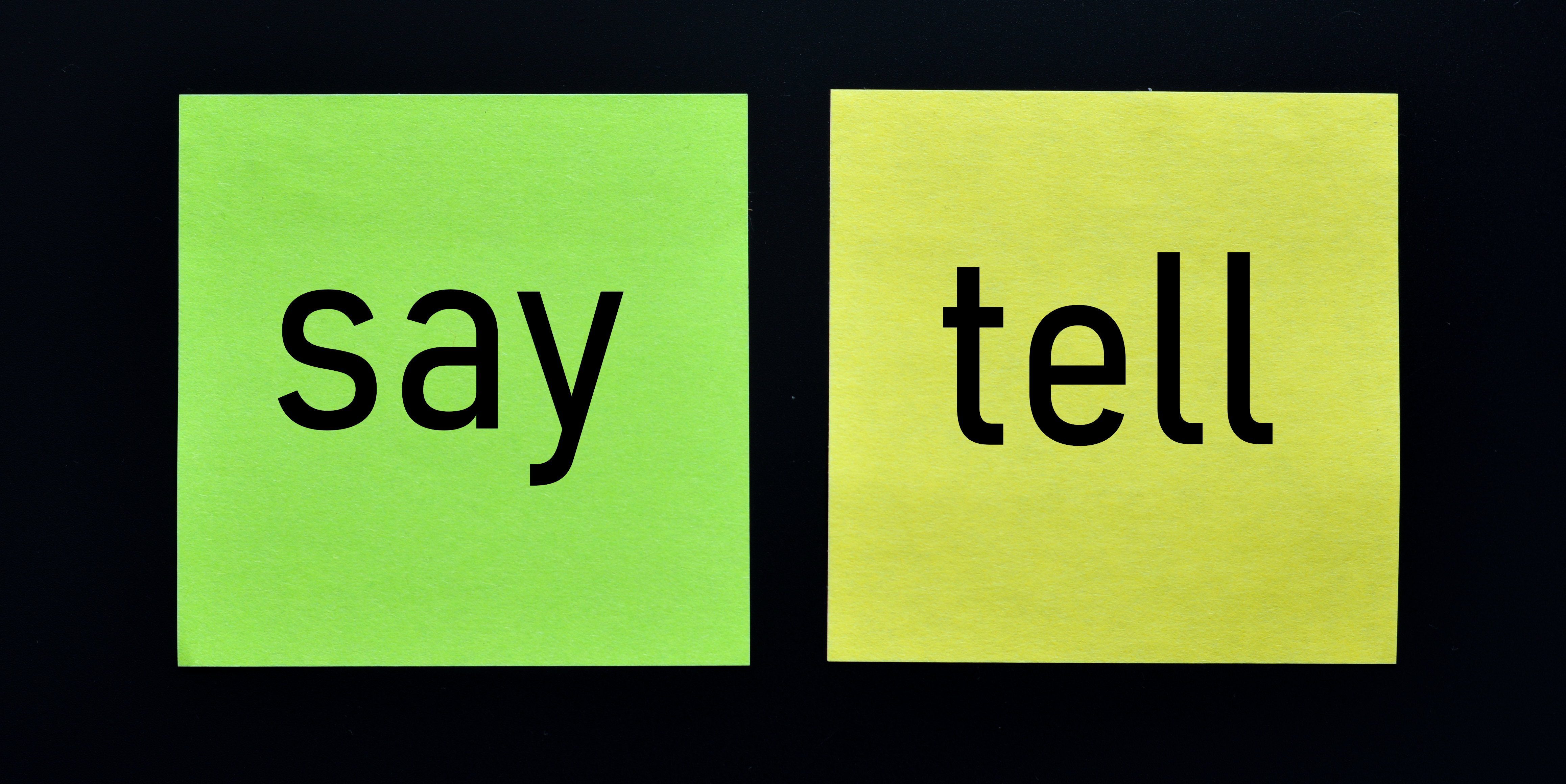 Say or tell? | Speak Spoke Have Spoken